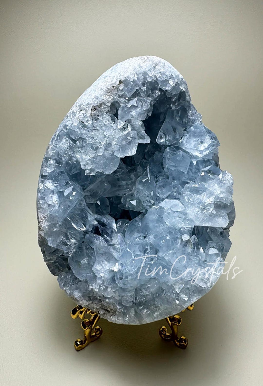 Natural Celestite Crystal Clusters, High Quality Blue Celestite Druze ...