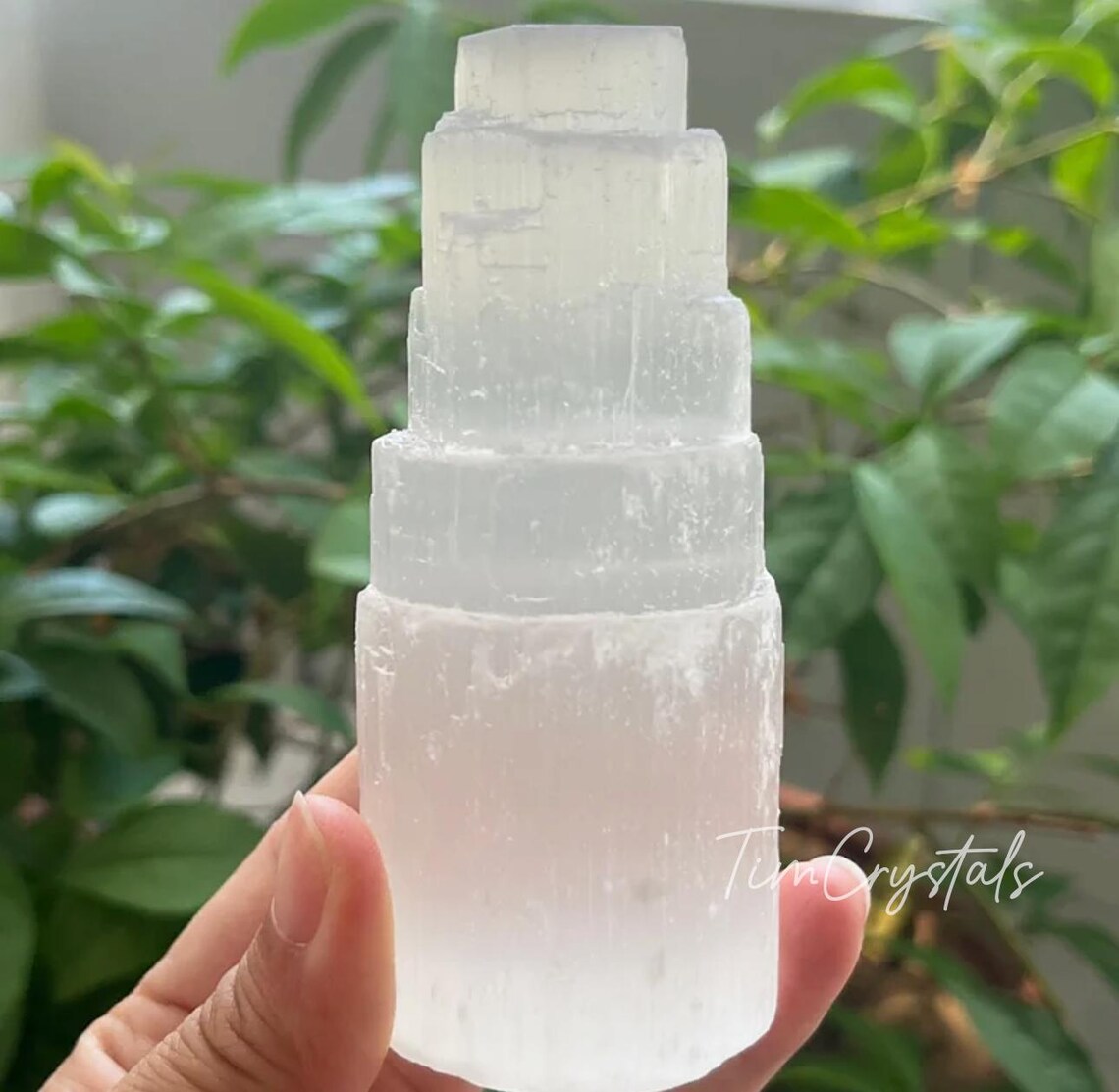 Selenite Tower, Huge Selenite Tower, Selenite Chargin Mountain Tower ...