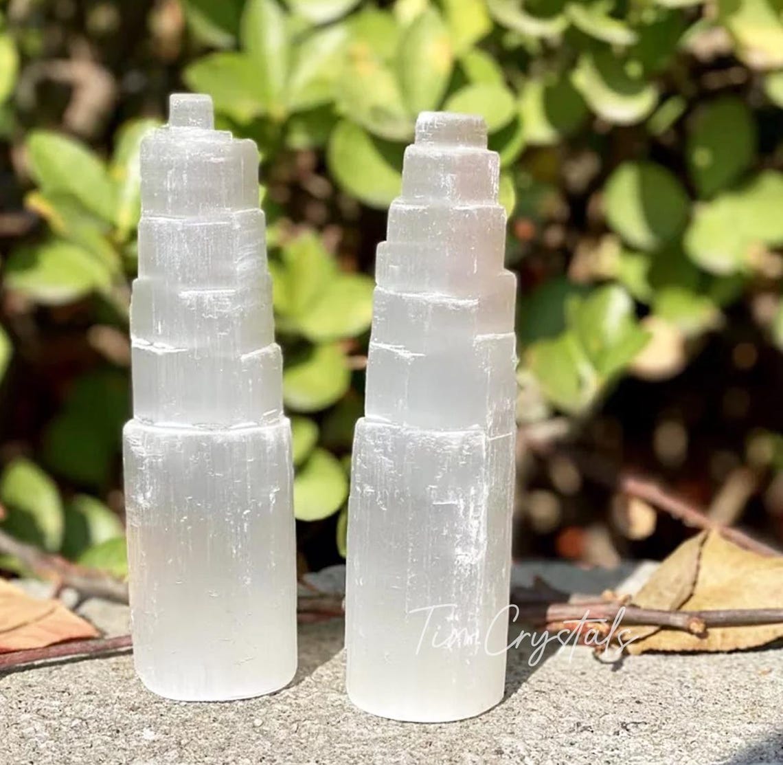 Selenite Tower, Huge Selenite Tower, Selenite Chargin Mountain Tower ...