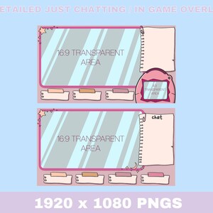 Animated Pink Lofi Cyber Pet Tamagotchi Desk Twitch Overlay Scenes Pack ...