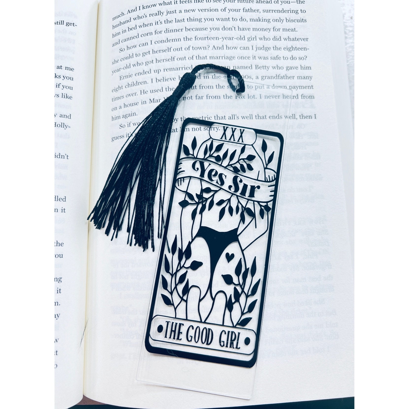 Smut Bookmark With Tassel Bookmark for Women Bookmark - Etsy