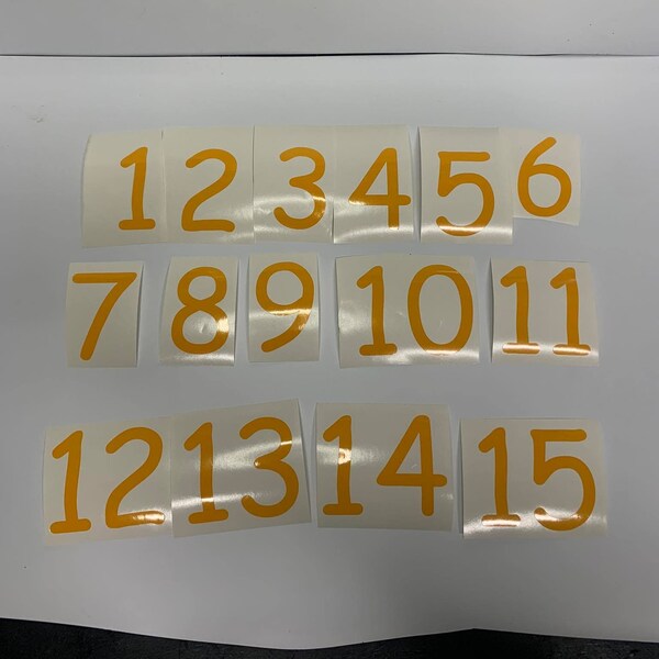 Desk Number Vinyl - Etsy