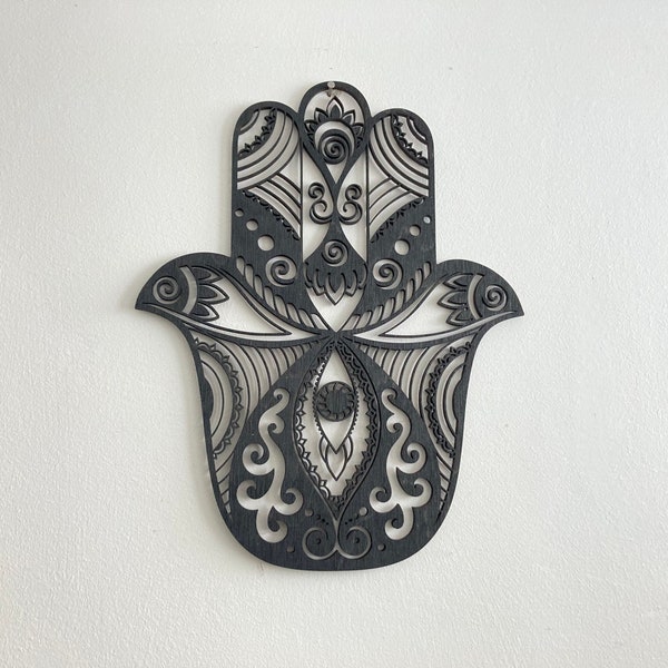 Wooden Hamsa - Etsy