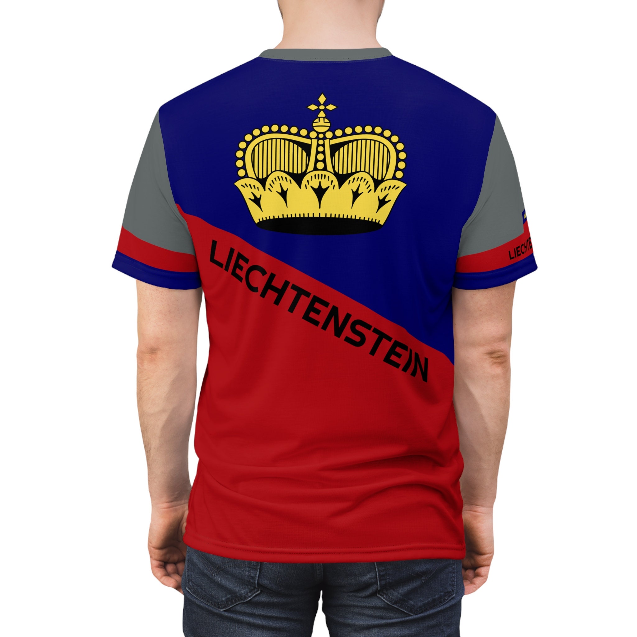LIECHTENSTEIN Flag Tee Shirt - Etsy