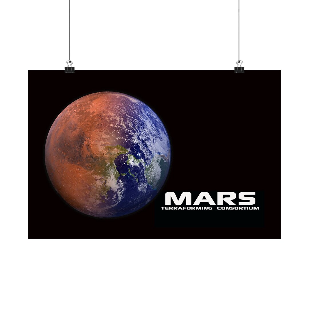 Mars Terraforming Consortium Poster - Etsy