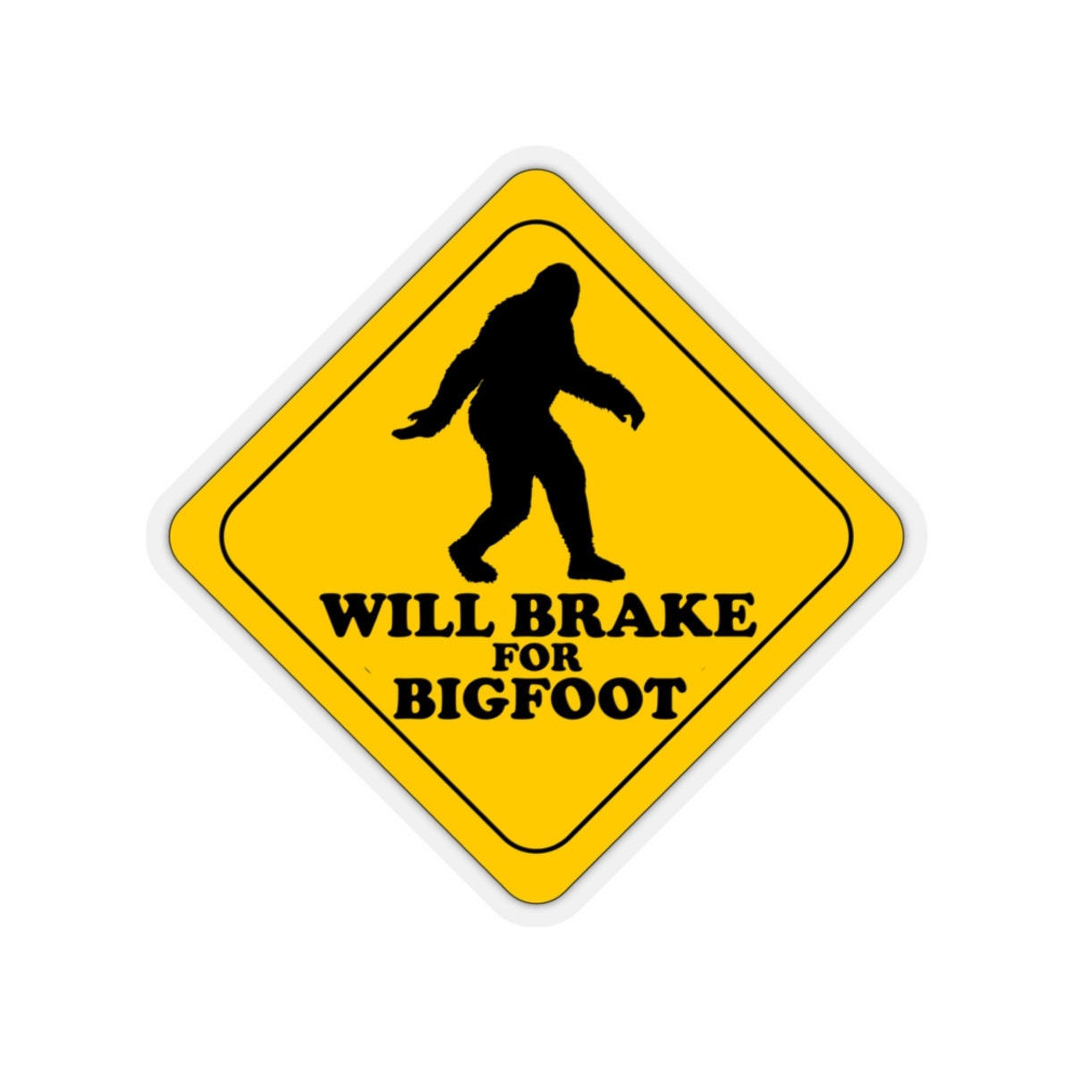 Bigfoot Die Cut Sticker - Etsy