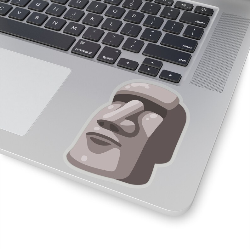 Moai Die Cut Sticker - Etsy