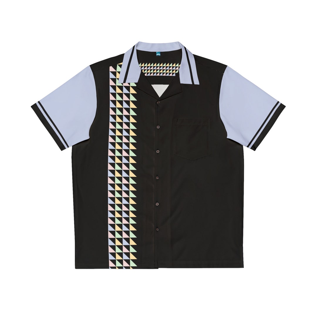 Retro 80 Style Bowling Shirt - Etsy