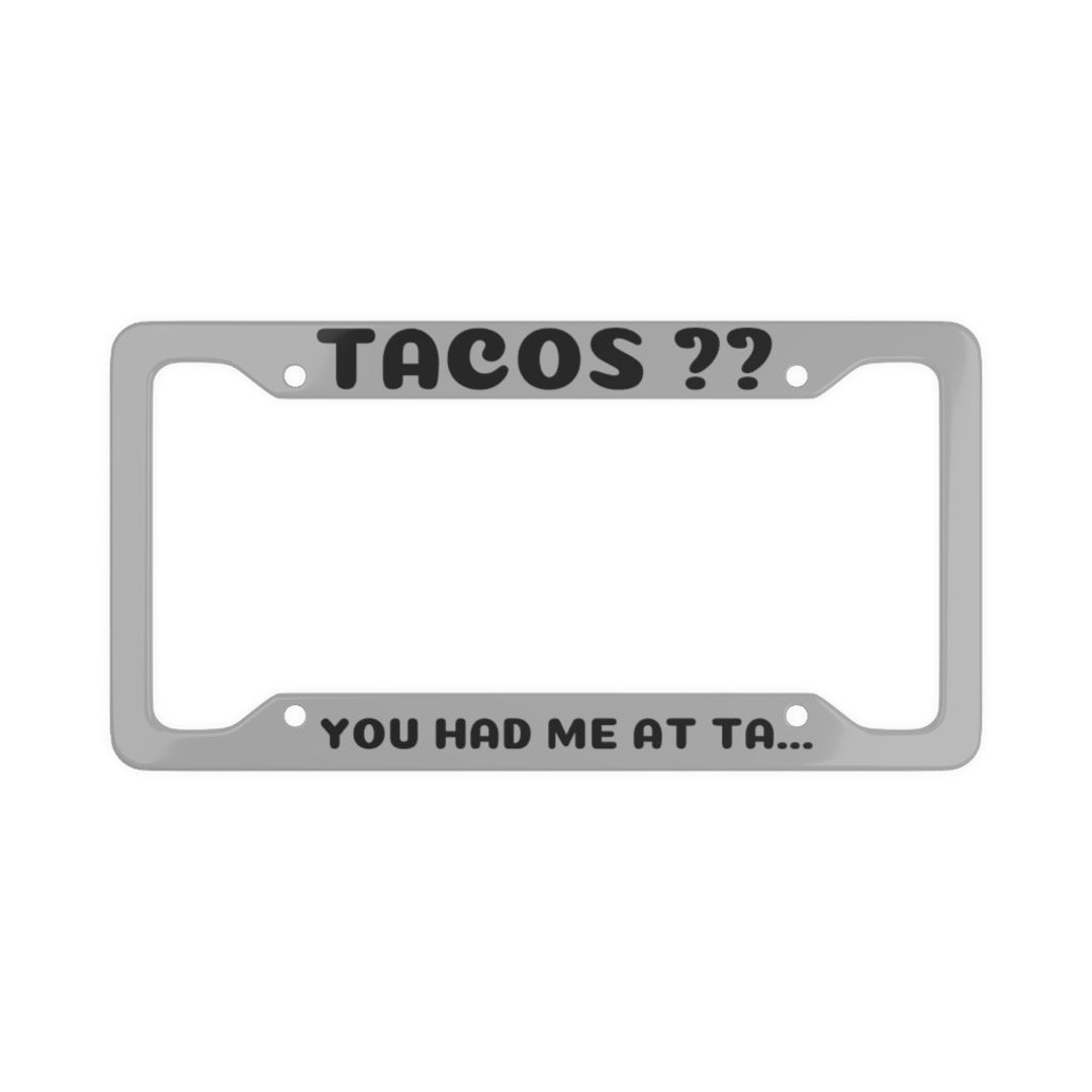 Taco Peace License Plate Frame - Etsy