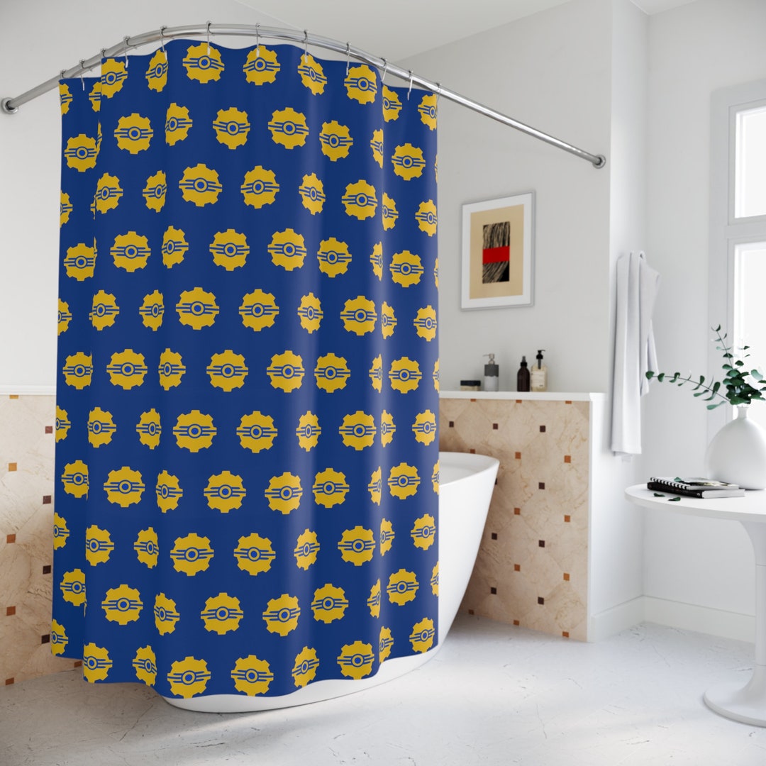 VAULT TEC Standard Issue Polyester Shower Curtain - Etsy
