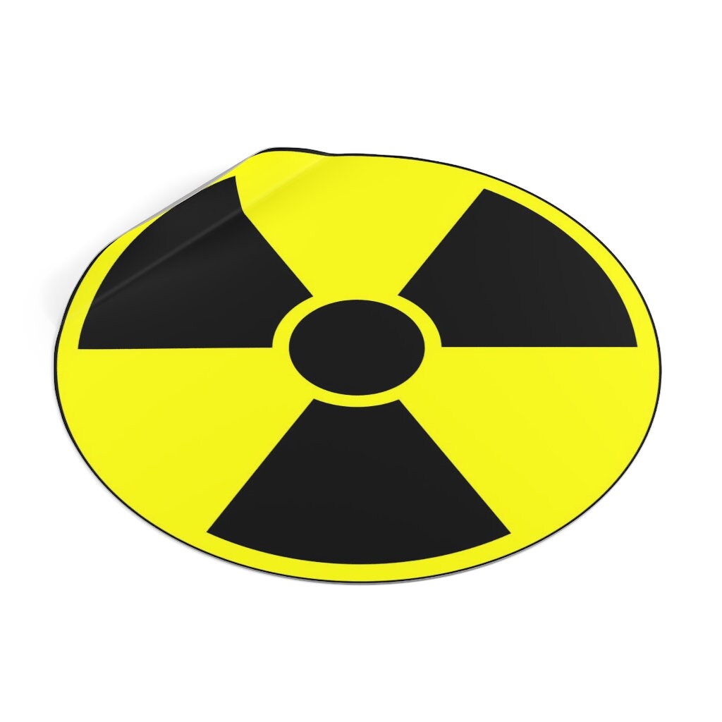 4x4 / 5x5 Radioactive Vinyl Sticker - Etsy