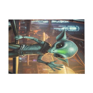 A Friendly Alien Puzzle 1000-piece - Etsy