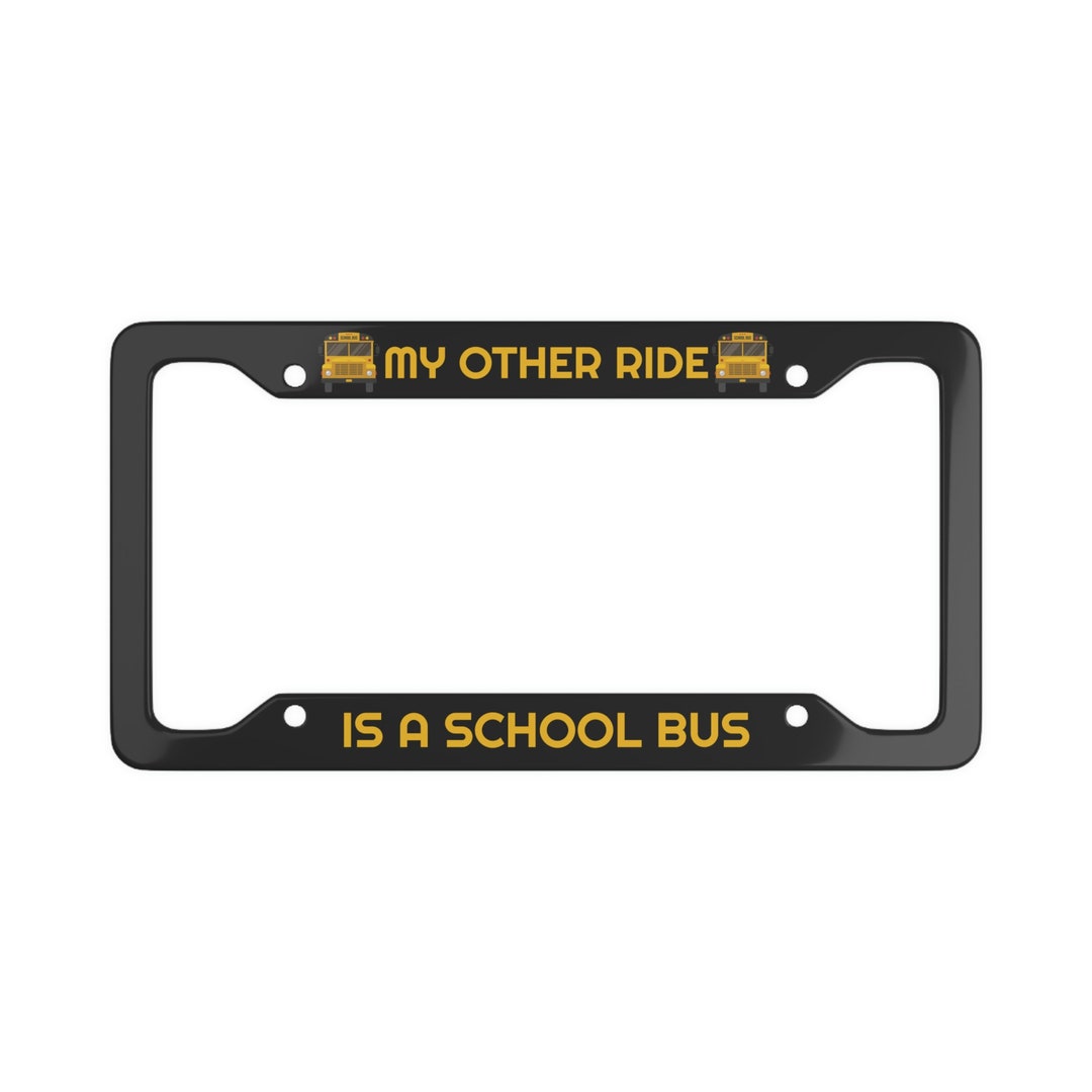 My Other Ride License Plate Frame BLK - Etsy