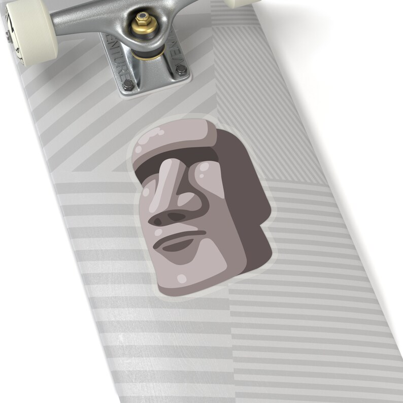 Moai Die Cut Sticker - Etsy