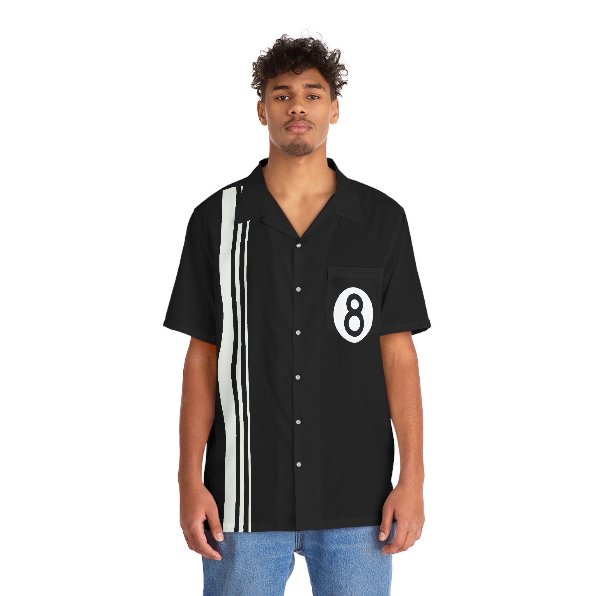 8 BALL Bowling Shirt - Etsy
