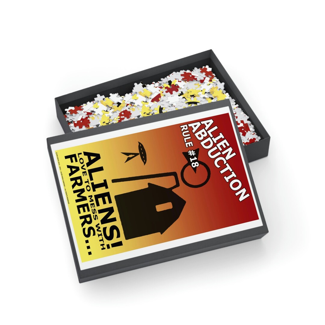 Rules for Alien Abduction #18 Puzzle (1000-piece) - Etsy