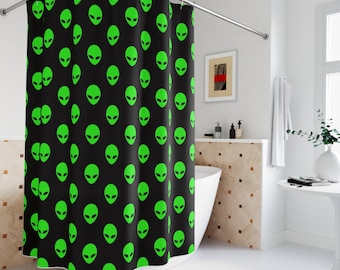 Alien Shower Curtain - Etsy