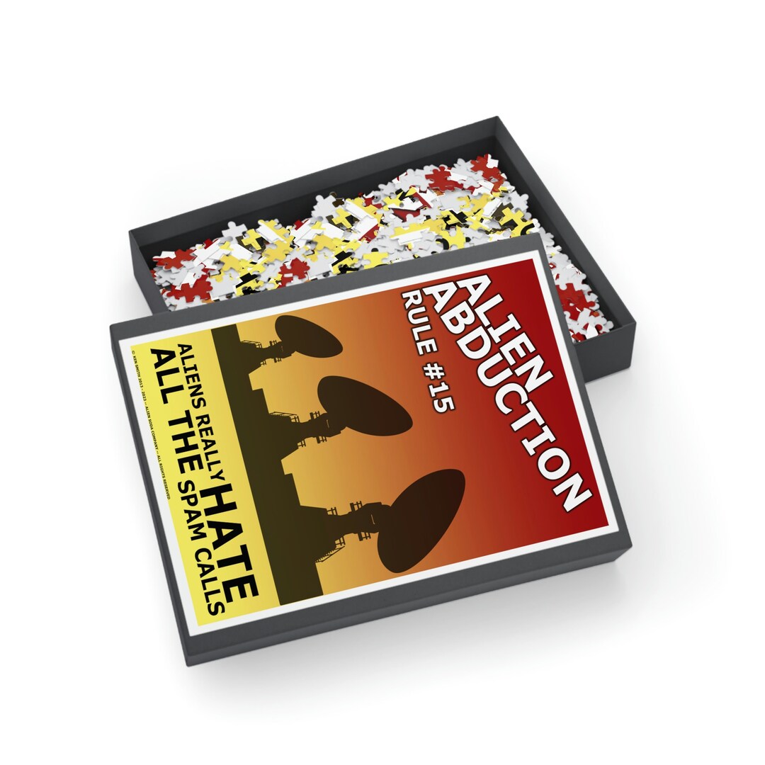 Rules for Alien Abduction #15 Puzzle (1000-piece) - Etsy