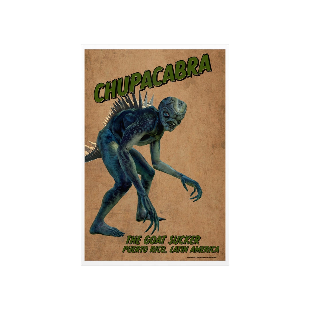 El Chupacabra Poster - Etsy