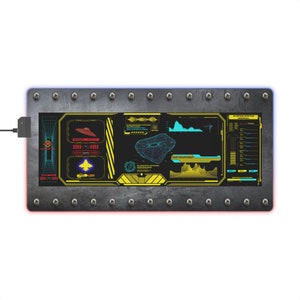 Starship Control Panel LED Gaming Mouse Pad - Etsy