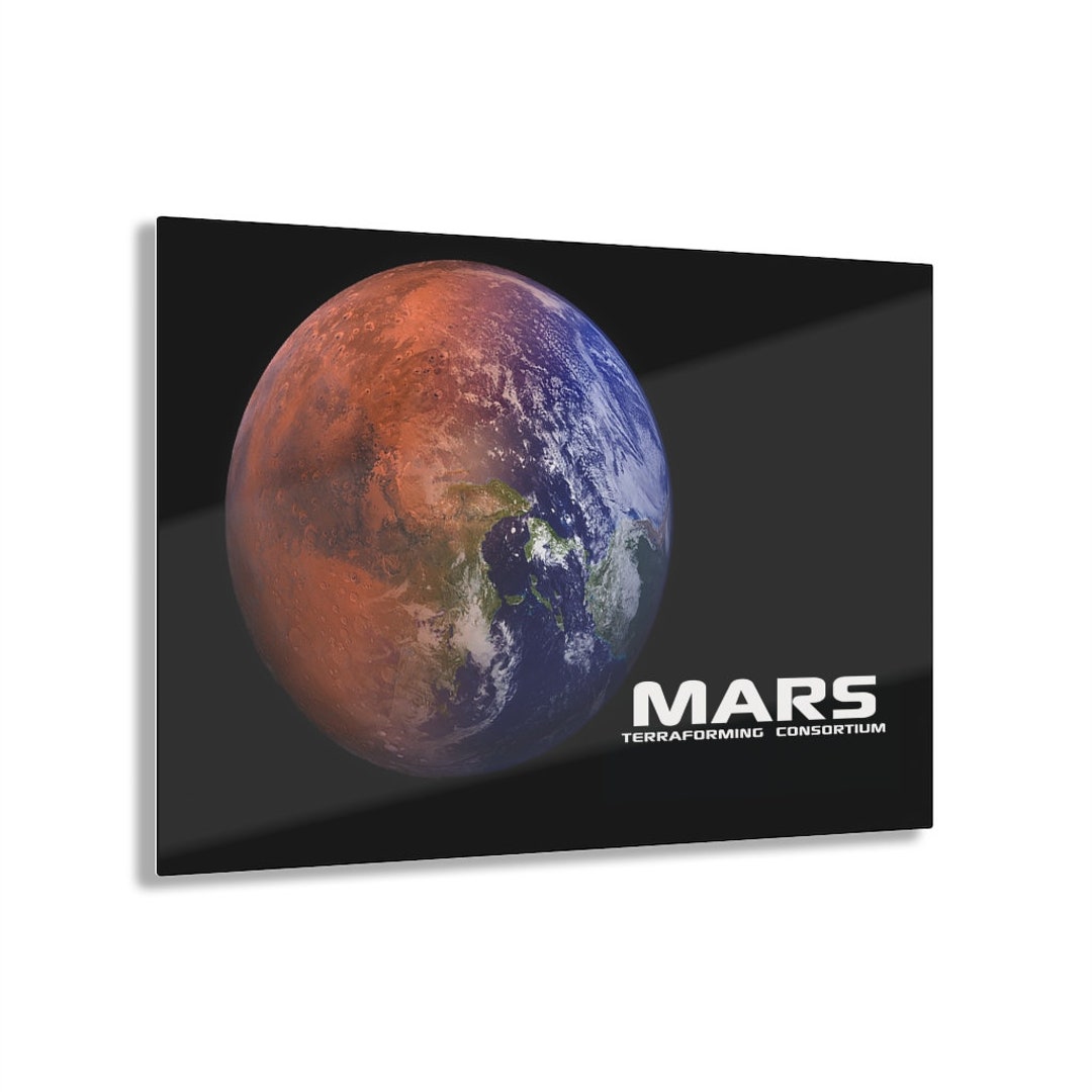 MARS Terraforming 30X20 Acrylic Prints - Etsy