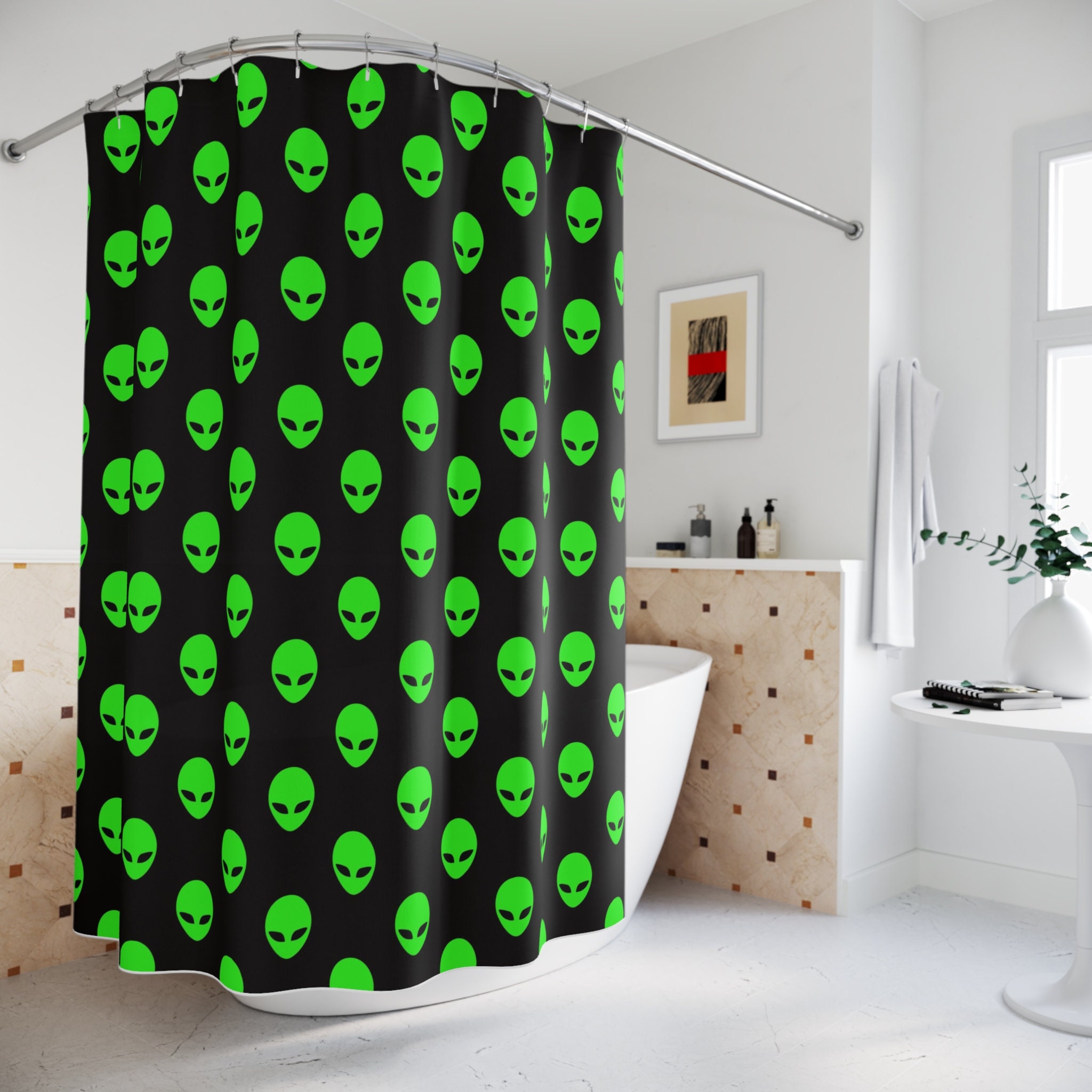 Space Invaders Shower Curtains