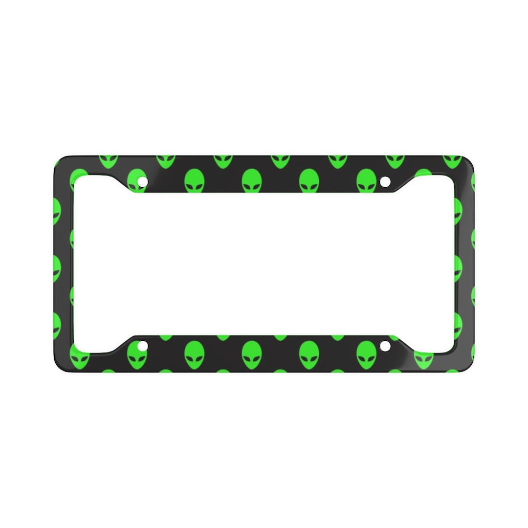 Alien Heads License Plate Frame - Etsy