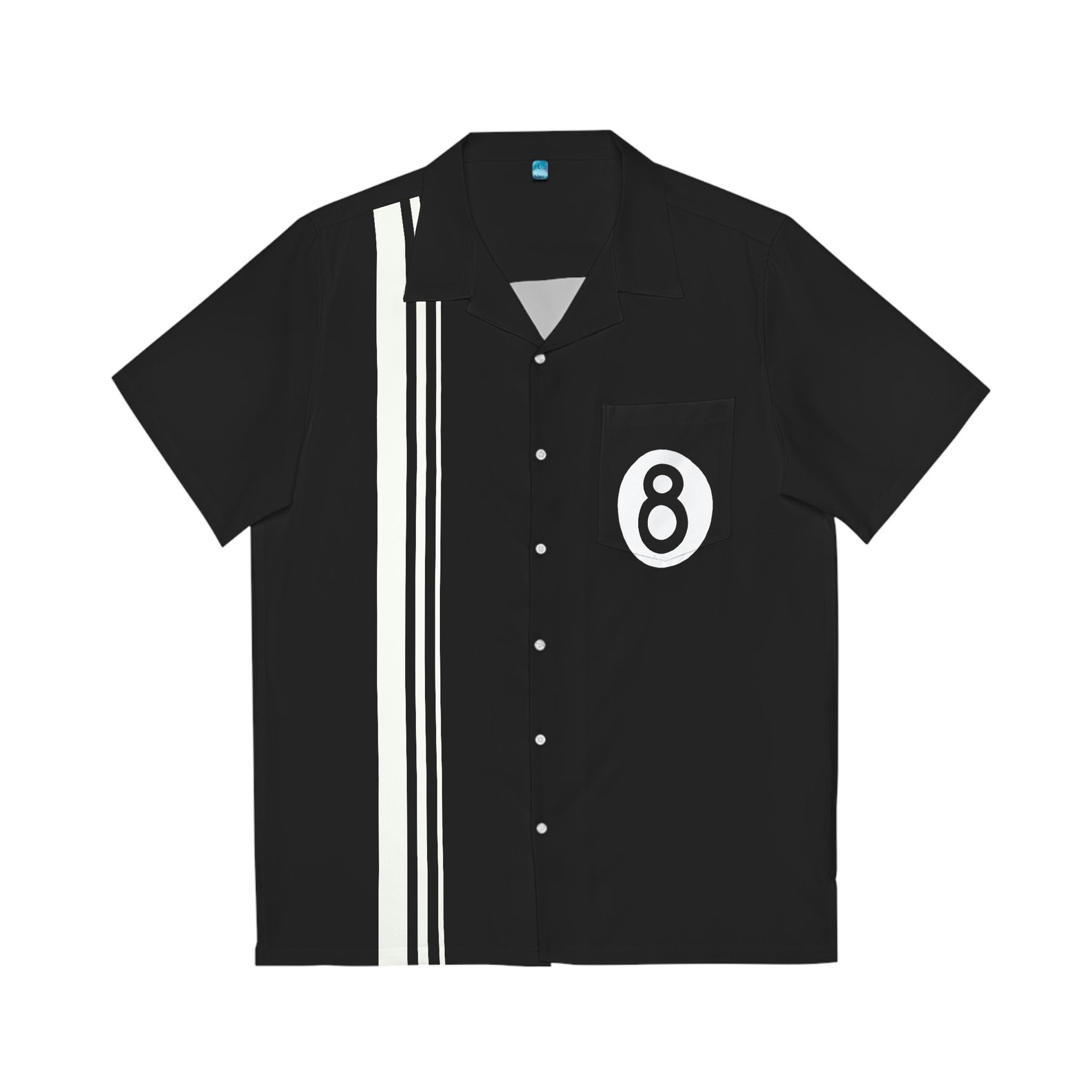 8 BALL Bowling Shirt - Etsy