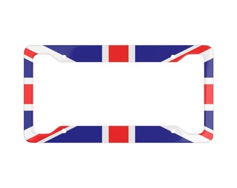Union Jack License Plate - Etsy