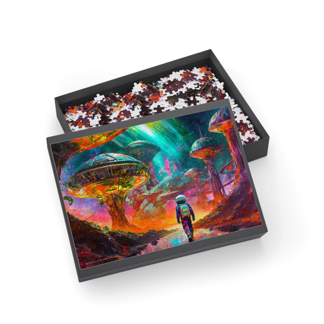 Alien World Puzzle (1000-piece) - Etsy