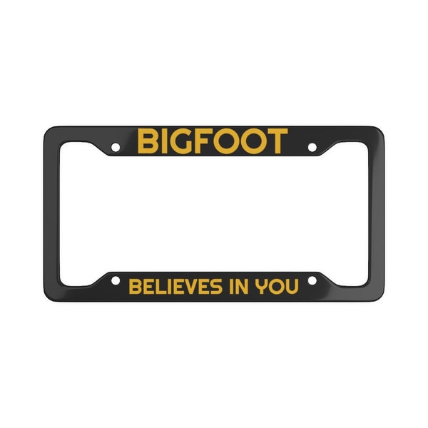 Bigfoot License Plate Frame - Etsy
