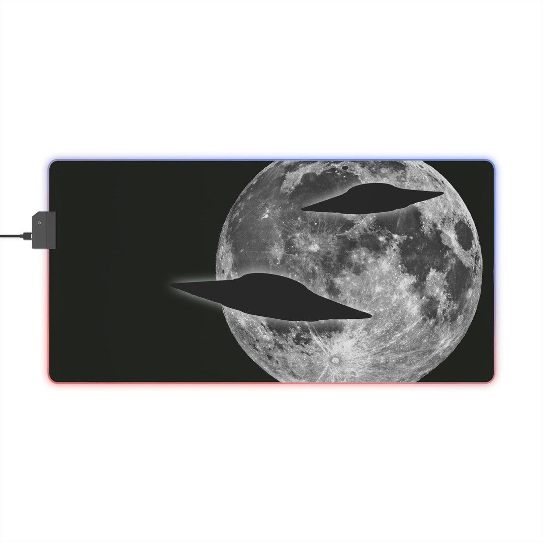 Full Moon Saucers LED Gaming Mouse Pad - Etsy