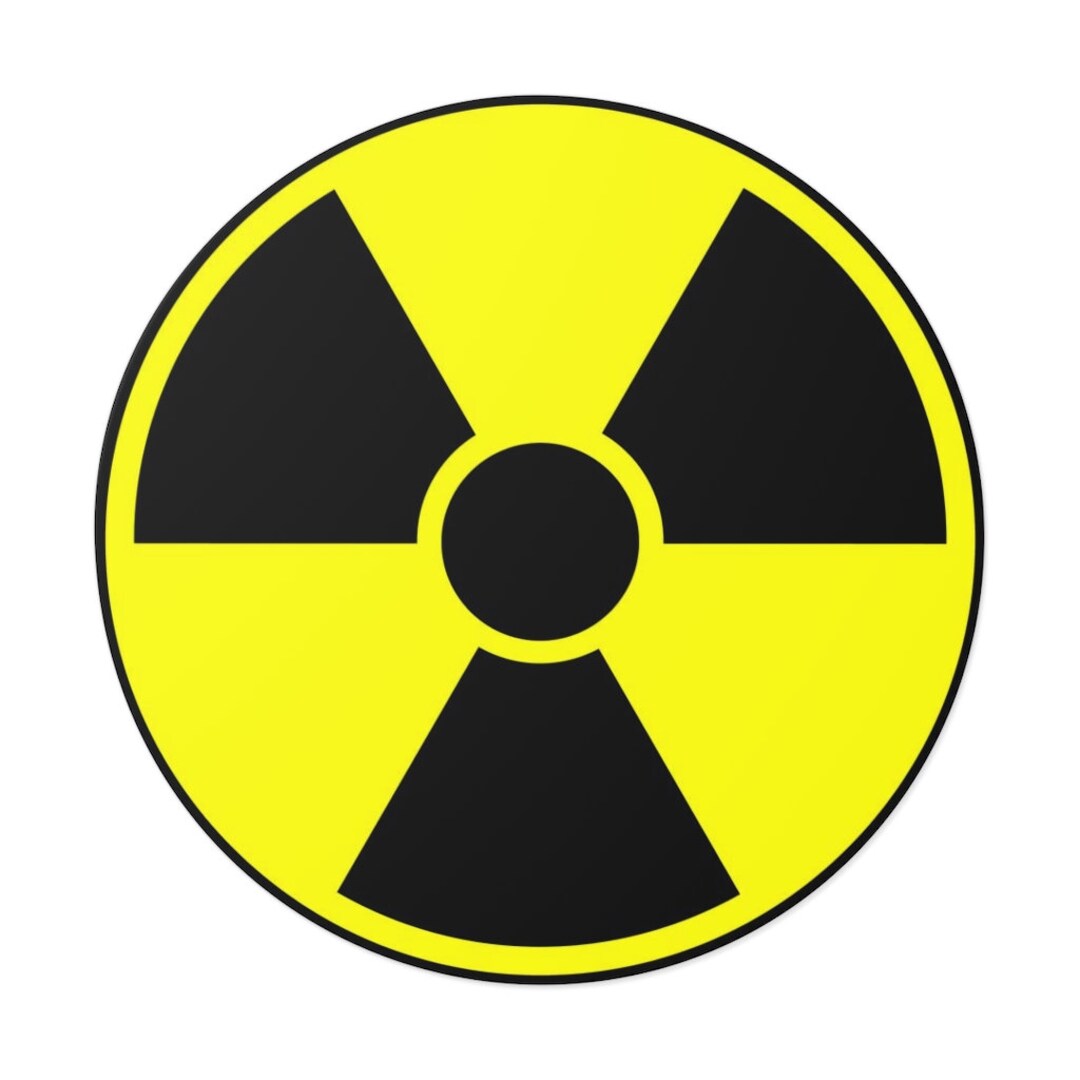 4x4 / 5x5 Radioactive Vinyl Sticker - Etsy