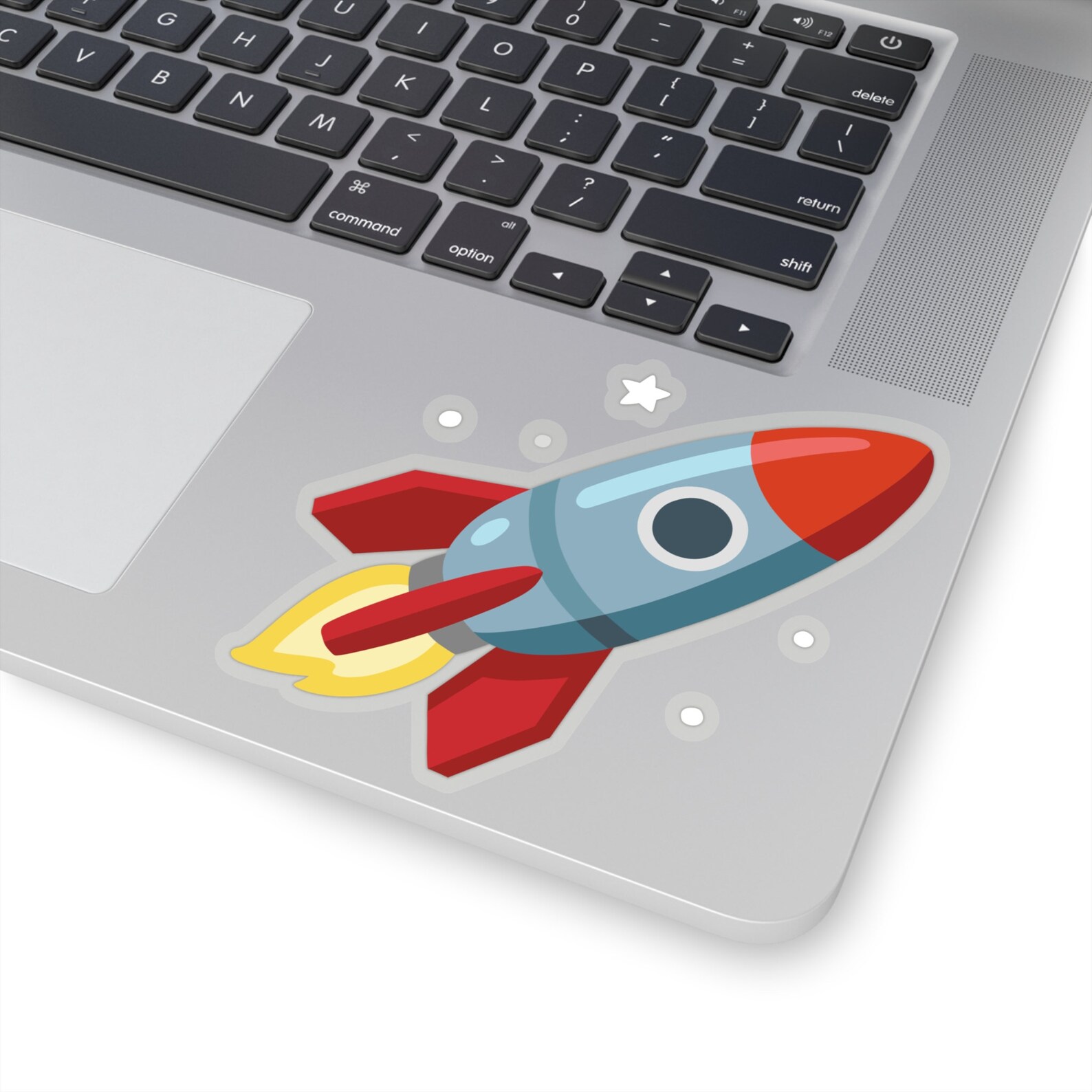 Retro Rocket Die Cut Sticker - Etsy