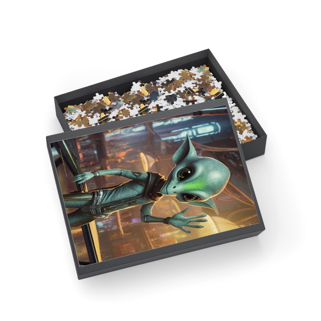 A Friendly Alien Puzzle (1000-piece) - Etsy