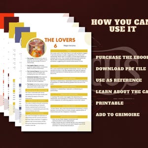 Thoth Tarot Card Breakdown | Printable Digital Download | Tarot Study ...