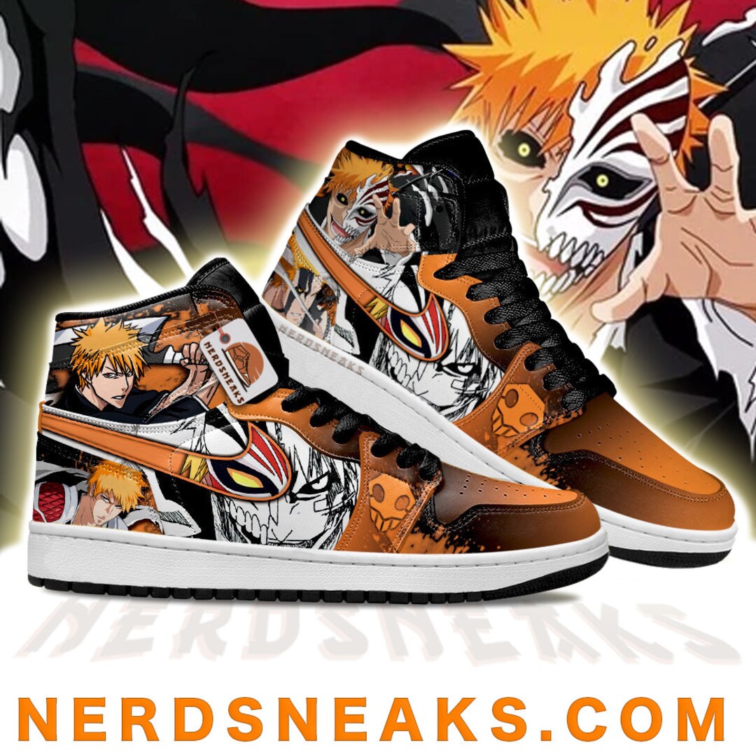Ichigo Kurosaki Anime Shoes Custom Sneakers - Etsy