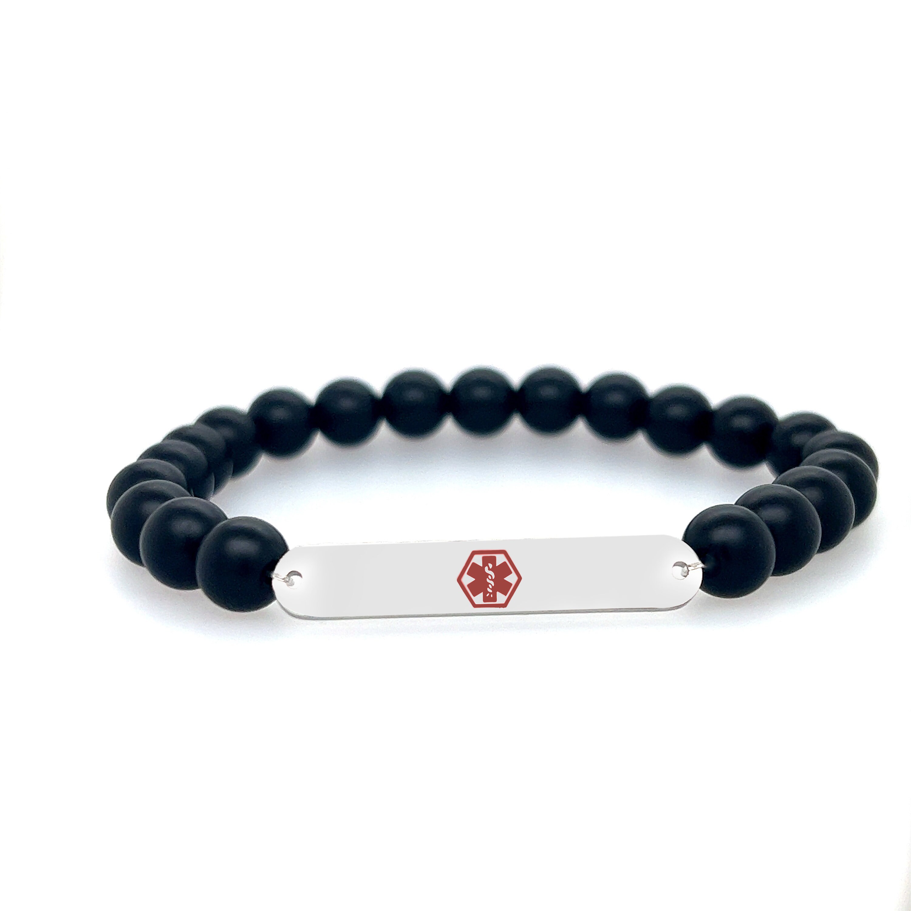 MEDICAL Alert Bead Bracelet Women/ Emergency Medical ID - Etsy