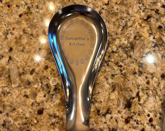 Home is Where Mom is Ceramic Kitchen Spoon Rest Personalized Spoon Rest ...