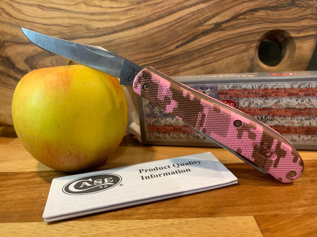 Case XX Pink Camo Mini Trapper - Etsy