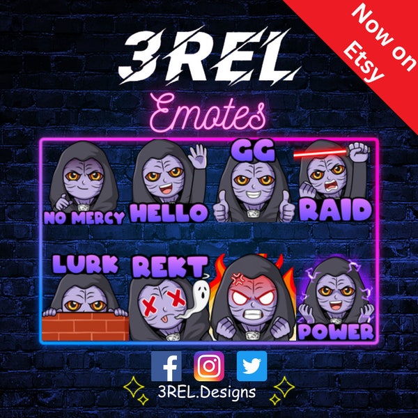 Kick Emotes - Etsy