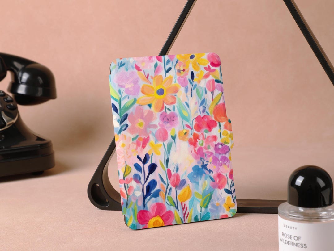 Wildflower Oil Painting Personalization Kindle Paperwhite Case, All-new ...