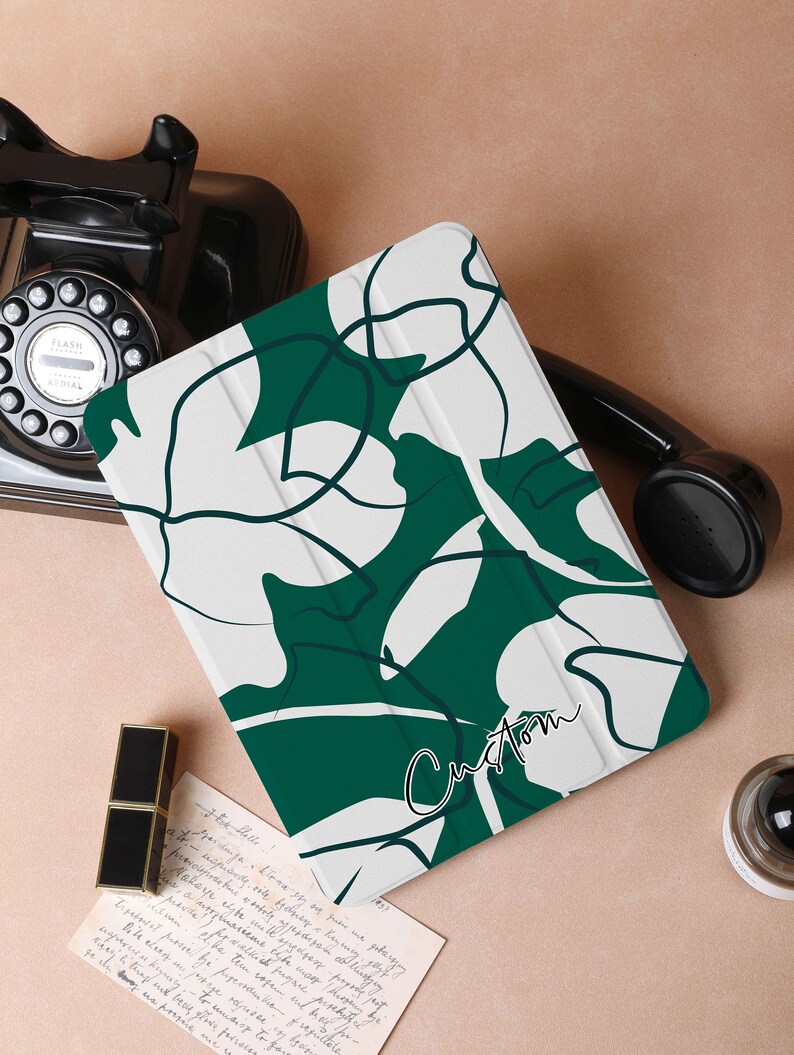 Abstract Line Art iPad Case for iPad Air 5 iPad 10 10.9" 2022 iPad Pro ...