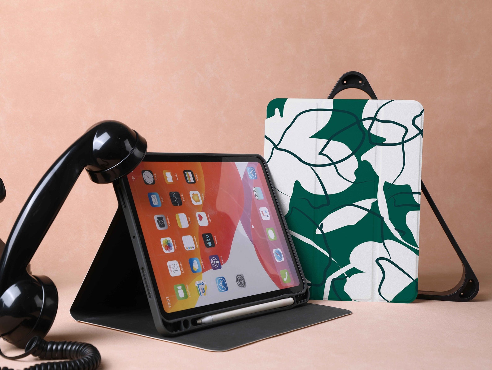 Abstract Line Art iPad Case for iPad Air 5 iPad 10 10.9" 2022 iPad Pro ...