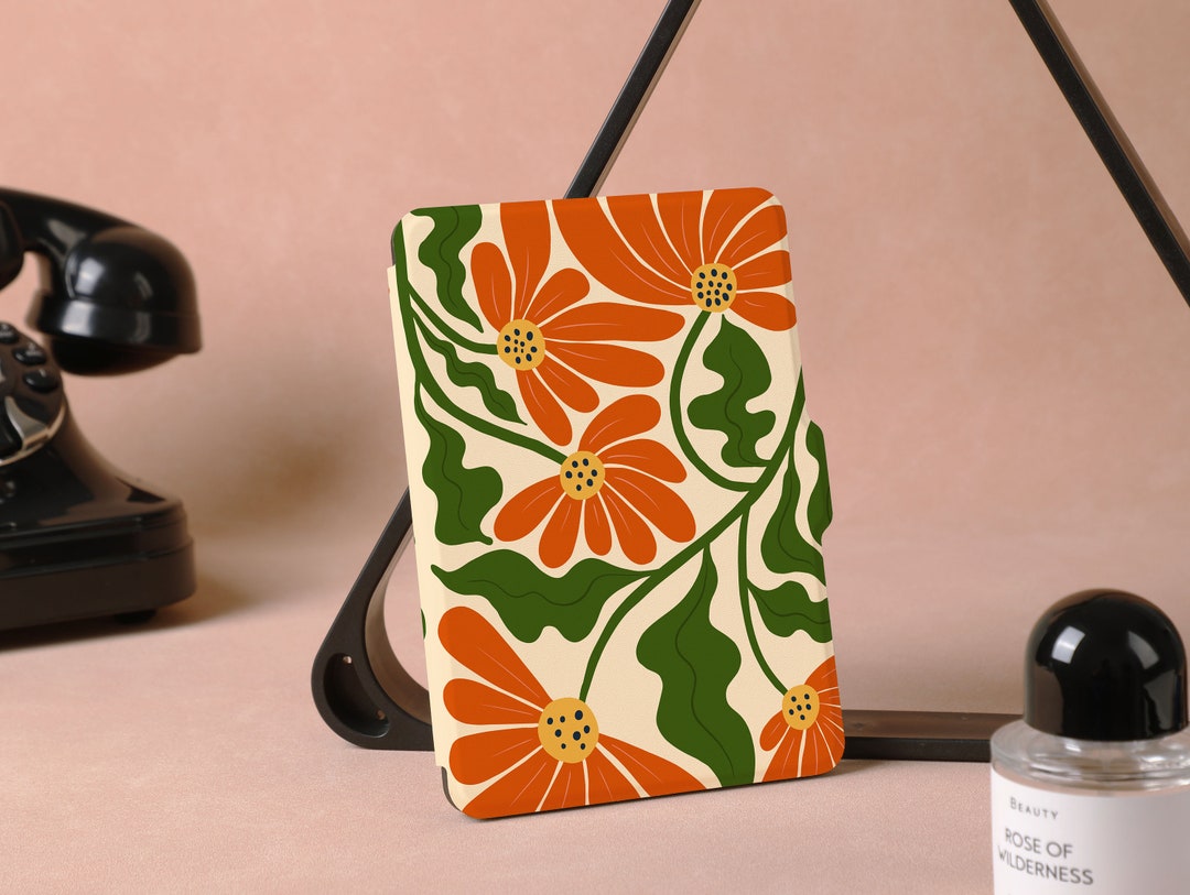 Retro Vivid Pattern Personalization Kindle Paperwhite Case, All-new ...