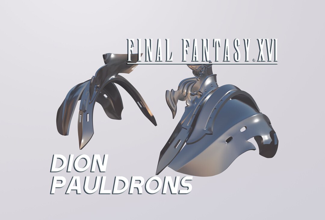 Final Fantasy XVI | Dion Lesage's Pauldrons - Files for 3D PRINTING - Etsy