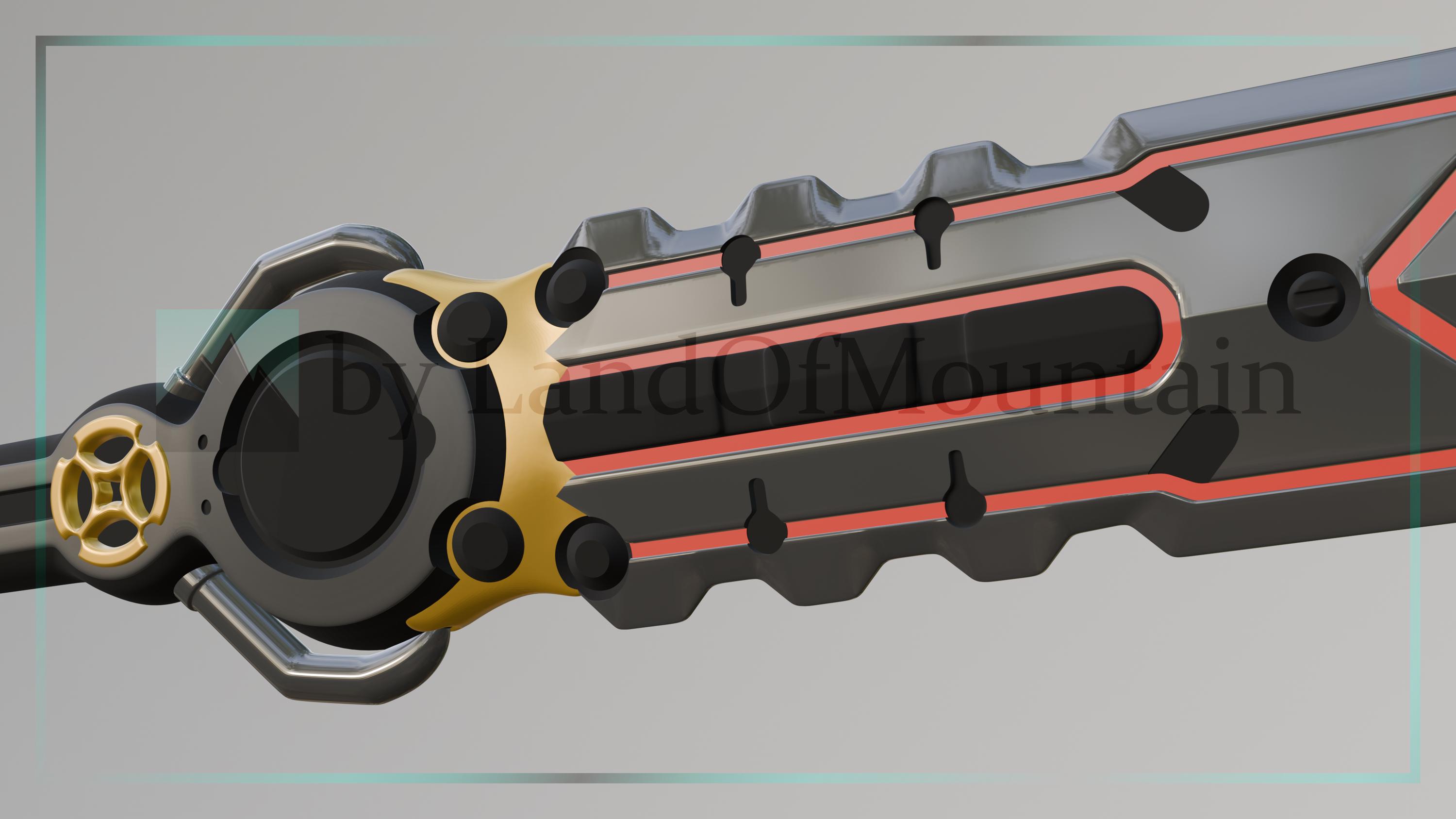Zenless Zone Zero | Ye Shunguang Sword - Files for 3D PRINTING - Etsy