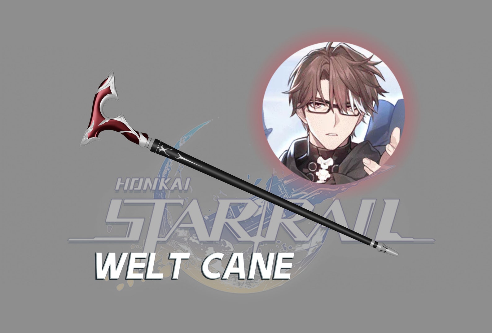 Honkai: Star Rail | Welt Cane - Files for 3D PRINTING - Etsy