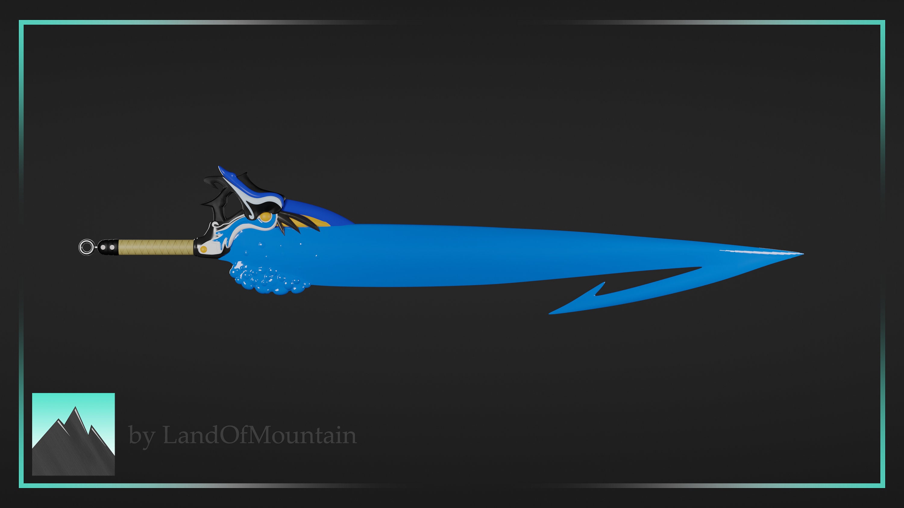 FINAL FANTASY X | Tidus' Brotherhood Sword | Files for 3D PRINTING - Etsy