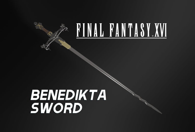 Final Fantasy XVI | Benedikta's Sword - Files for 3D PRINTING - Etsy